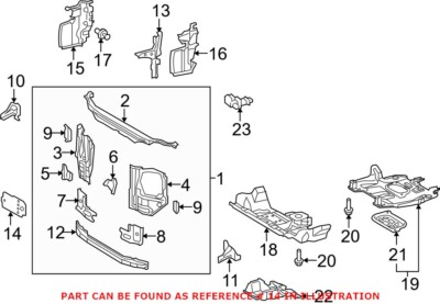 Genuine OEM Radiator Air Seal for Toyota 5329835010 | eBay