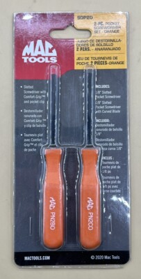 MAC TOOLS SDP2 2PC PRECISION COMBINATION 2 PIECE SCREWDRIVER SET ...