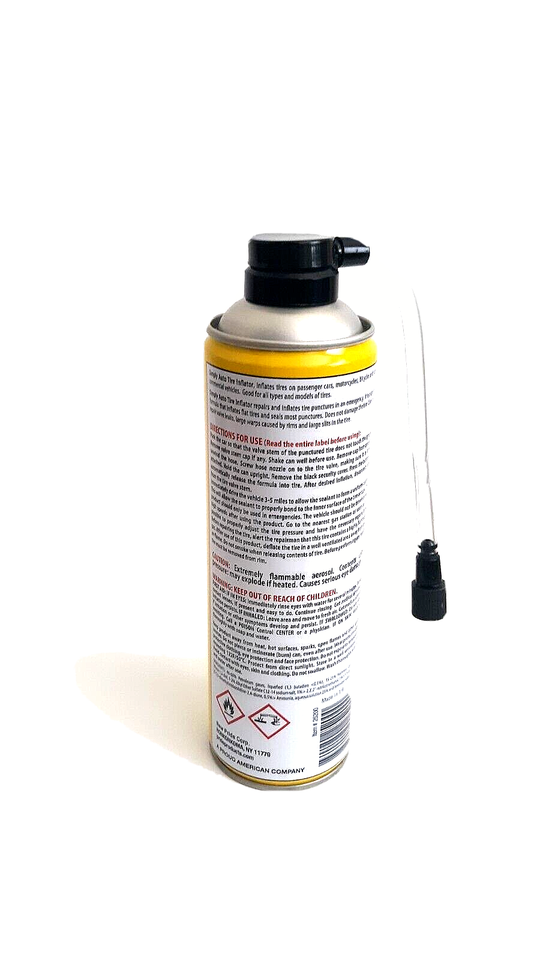 3x Tire Inflator Road Instant Fix a Flat Tire Easy Hose Air Filler ...