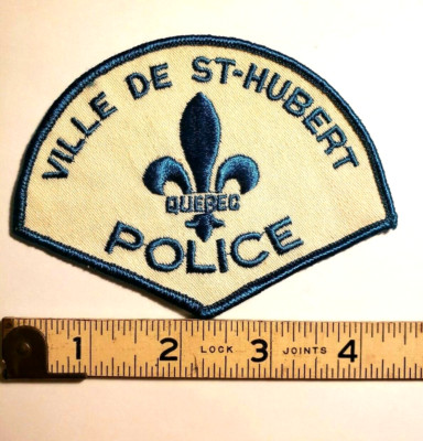 VINTAGE VILLE DE ST-HUBERT POLICE CANADA PATCH (RARE) | eBay