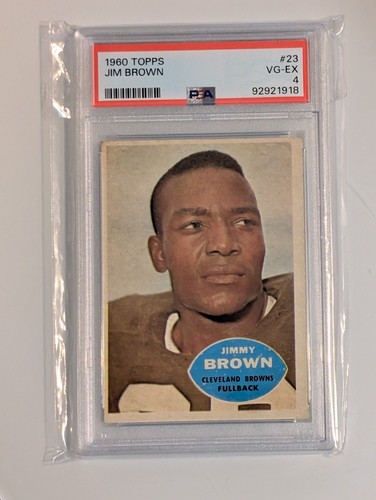🔥1960 Topps - #23 Jim Brown - Browns - PSA 4 VG-EX 💎💎 | eBay