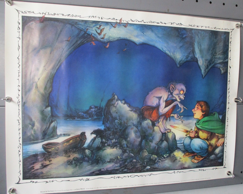 1990 J.R.R. Tolkien THE HOBBIT David Wenzel POSTER 22"x29.5" CM4521 | eBay