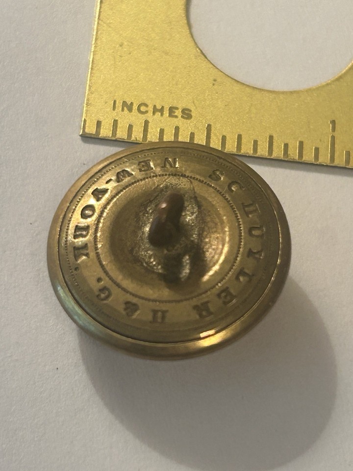 Antique Military Button HARTFORD CITY GUARD BUTTON ALBERTS Civil War ...