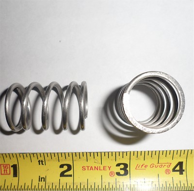 2 ea .850" OD x .080" Wire Dia x 1.250" Long - Compression Springs ...