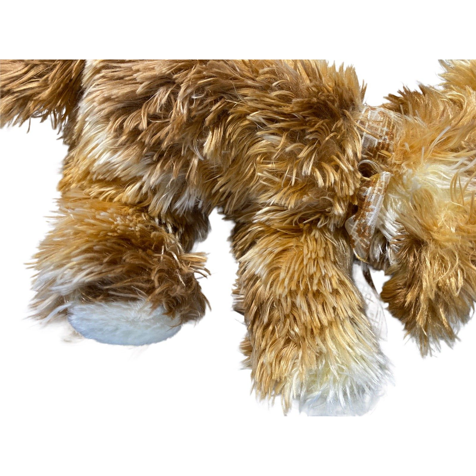 Gund TAFFY 12" DOG Plush TERRIER Stuffed Animal Puppy Tan 13051 Floppy ...