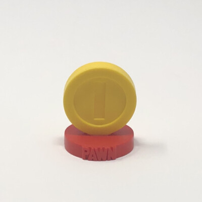 Nintendo SUPER MARIO CHESS - Replacement Piece - Coin - Pawn | eBay