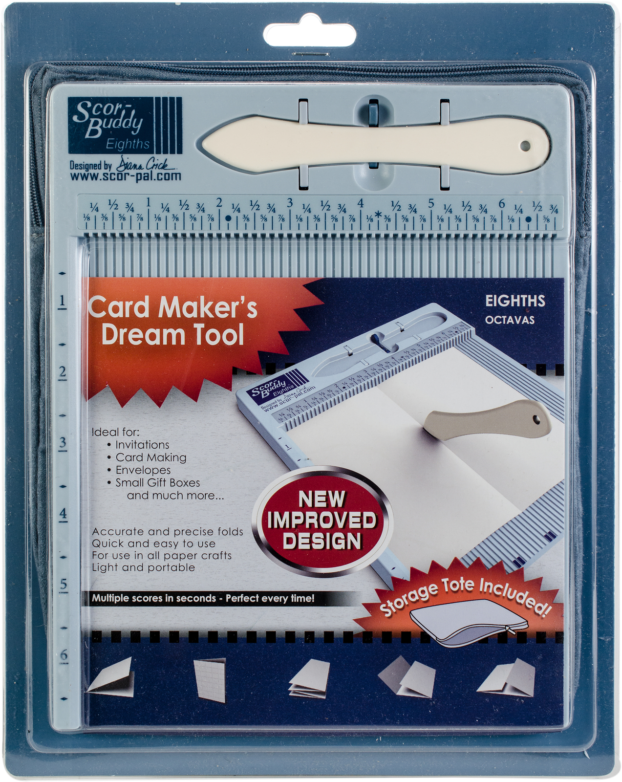 Scor-Pal Scor-Buddy Eighths Mini Scoring Board 9"x7.5" Imperial, Multi ...