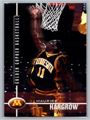 Maurice Hargrow 2001-2002 Golden Gopher Basketball #11 University of ...