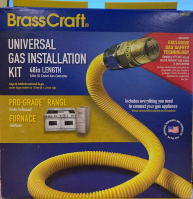 BrassCraft PSC1107 Universal GAs Installation Kit - 5/8 OD x 48 L | eBay