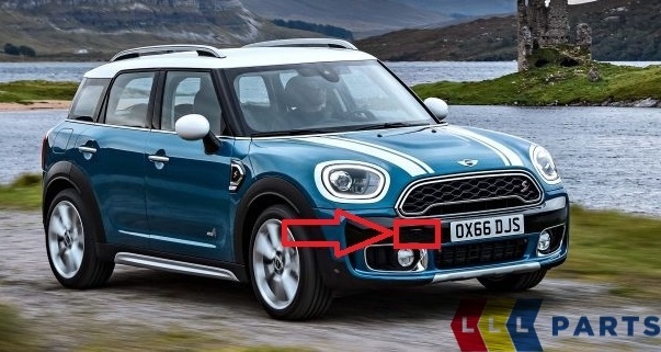 MINI NEW GENUINE F60 COUNTRYMAN FRONT BUMPER TOW HOOK EYE COVER 7478627 ...