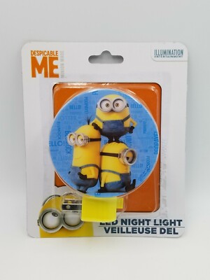 BRAND NEW ~Despicable Me Illumination LED plug in Night Light~ Minions ...