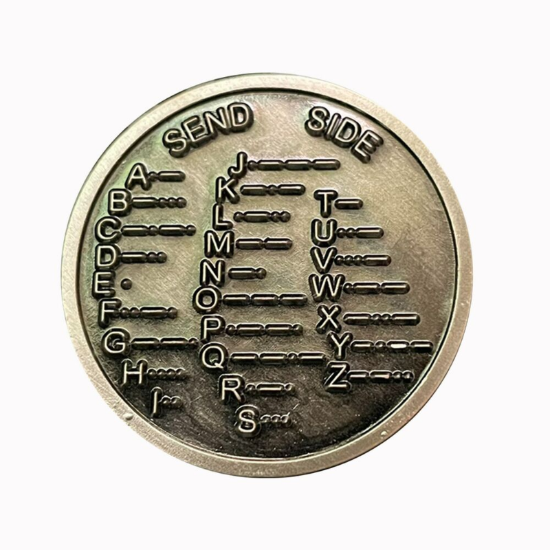 CW Training Coin Morse Code Training Coin Amateur Radio Novice Key ...