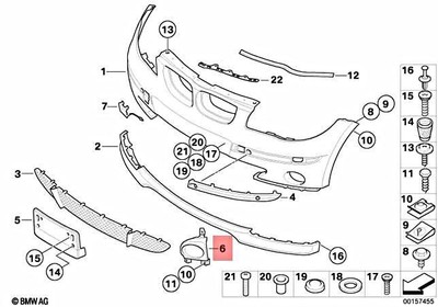 Genuine BMW E87 116i 118d 118i 120d 120i 130i Left Fog Lamp Cover ...