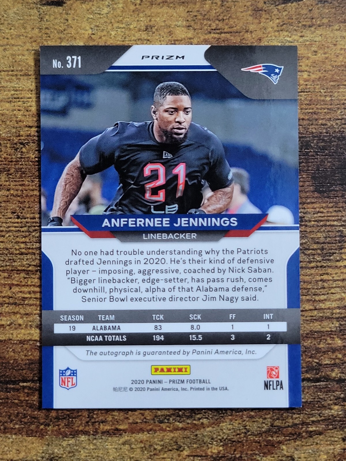 2020 Panini Prizm - Rookie Neon Green Pulsar Prizm Autographs #371 ...