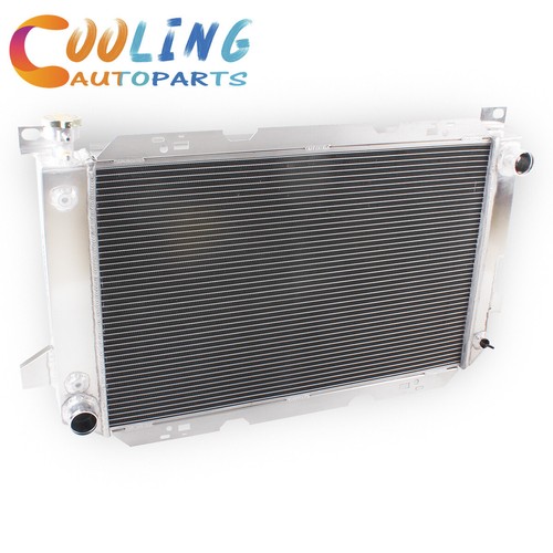 4-Rows Radiator for 1985-1996 Ford F150 F250 F350 F450 Bronco 5.0L 5.8L ...