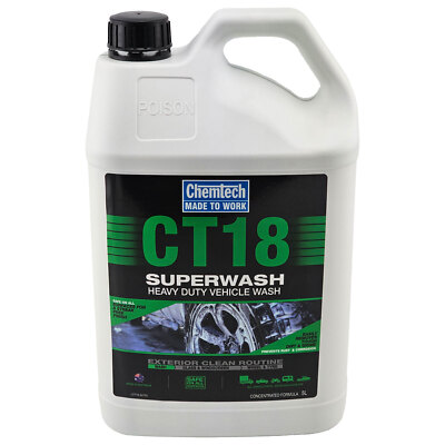 Chemtech 5L CT18 Superwash Car Wash | CT18-5L | eBay Australia