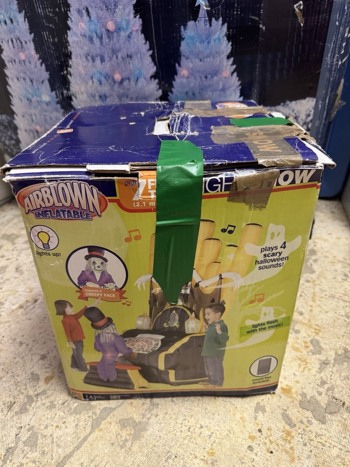 Gemmy Halloween Lightshow Airblown Inflatable Organ 2007 Parts Or ...