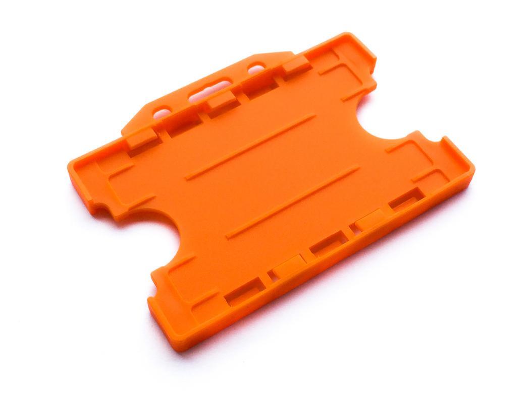 Double Sided Plastic Rigid ID Card Holder ID Badge Holder Free POSTAGE ...