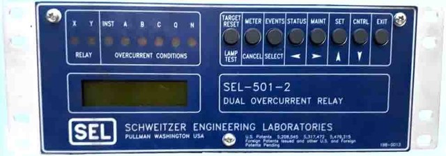 Schweitzer SEL-501-2 Dual Universal Over current Relay | eBay