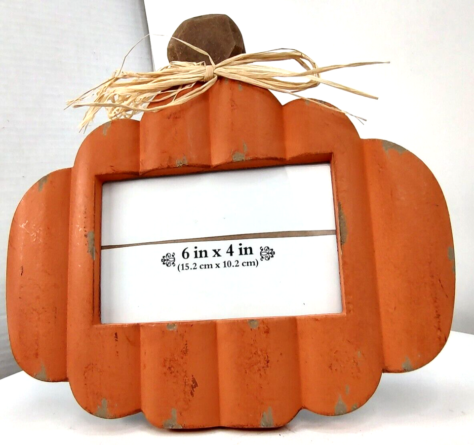 Fall/Thanksgiving 10"x 9.5" Frame/6"x4" Photo Wood Free Standing ...