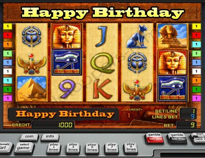 Slot Machine Personalized Edible Print Premium Cake Topper Frosting ...