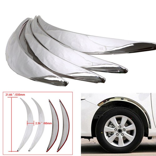 4Pcs Car Wheel Eyebrow Arch Trim Lips Fender Flares Scratch proof ...