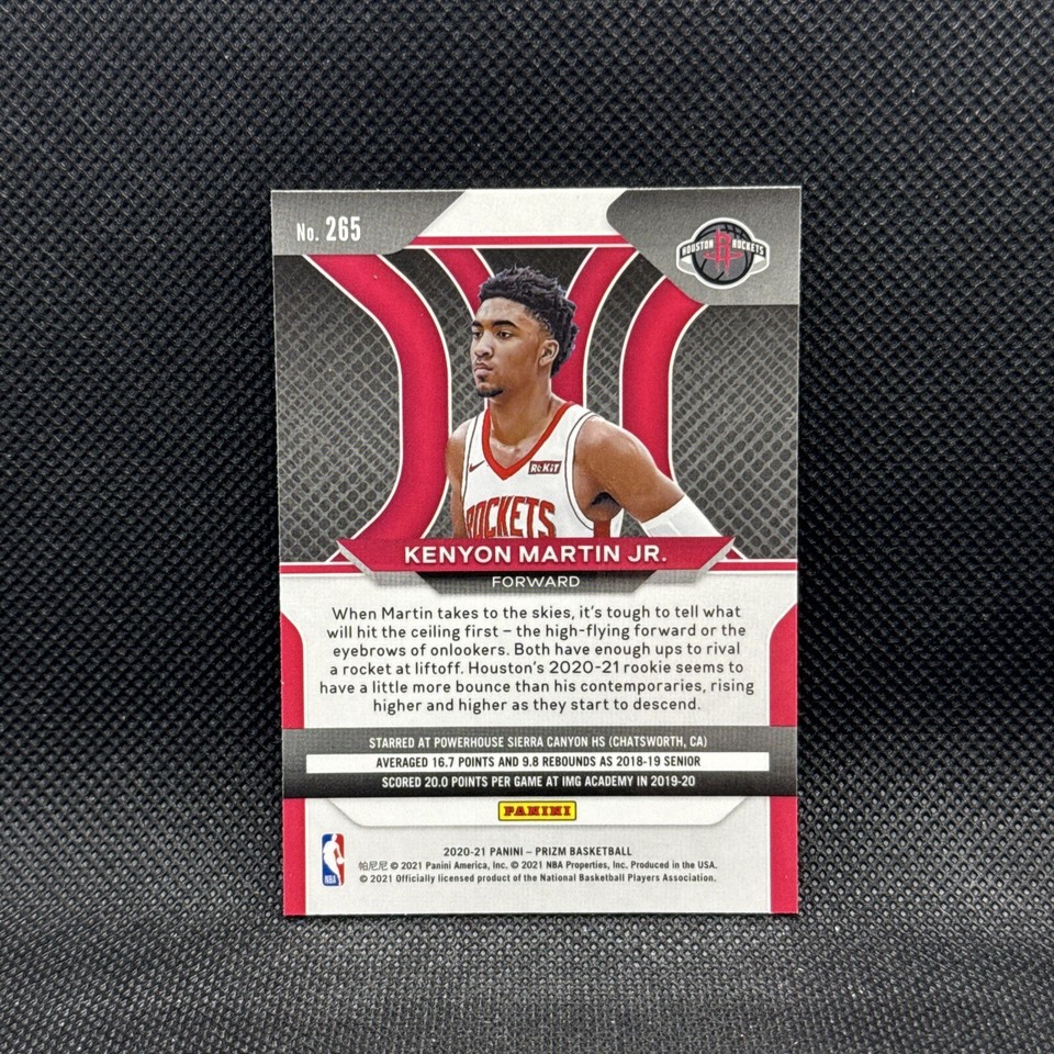 2020-21 Panini Prizm Kenyon Martin Jr Rookie Card RC #265 Houston ...