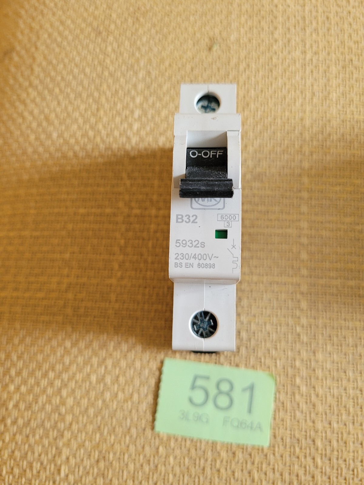 MK+Electric+5932S+MCB+Fuse+32amp+B32+B+Type for sale online | eBay