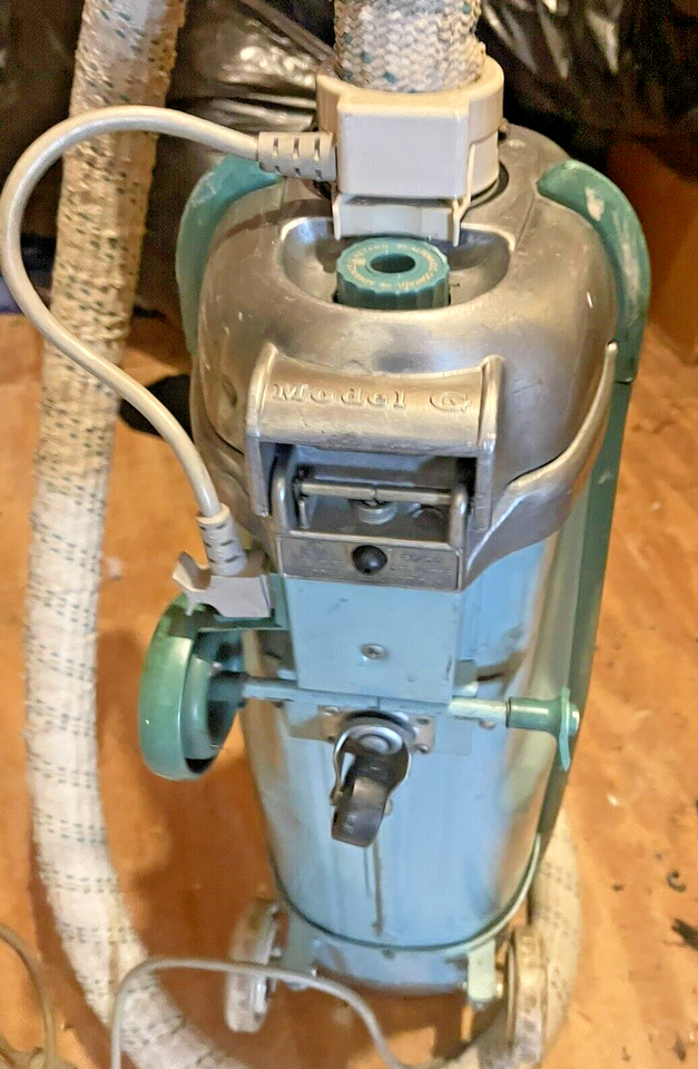 Vintage ELECTROLUX MODEL G Automatic Canister Vacuum *w/ Hose* ! Works ...