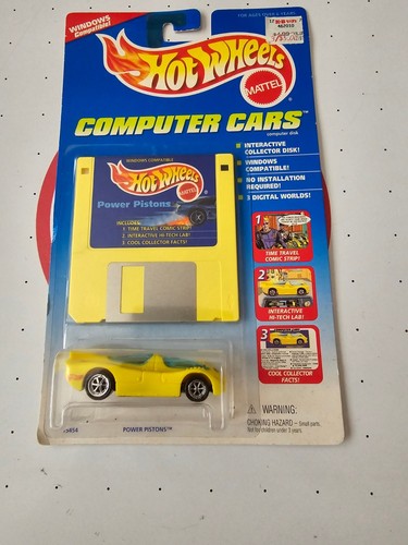 1995 HOT WHEELS COMPUTER CARS power pistons new on card!!! | eBay