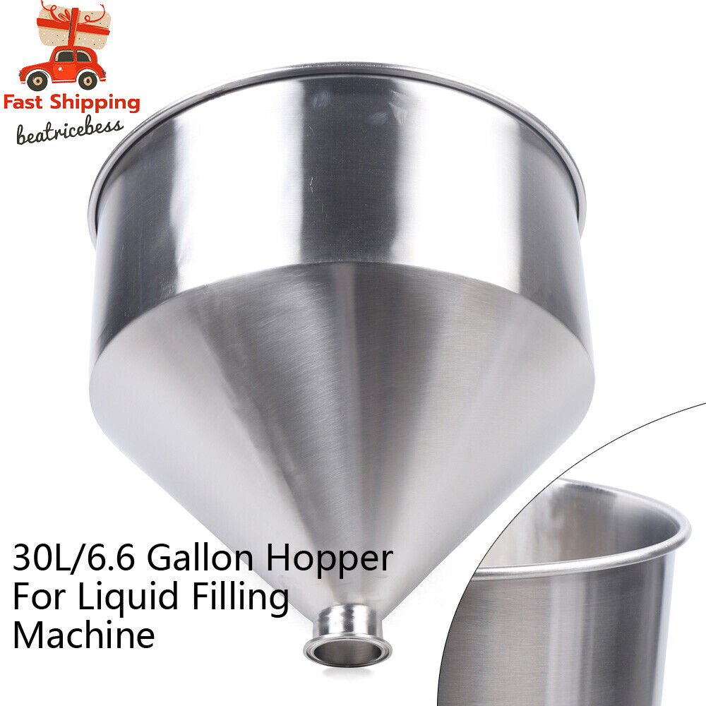 30L Hopper Tank 304 Stainless Steel Hopper for Paste Liquid Filling ...