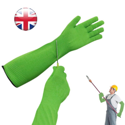 UK Long Gardening Gloves Scratch Proof Gloves Protect Hands And Arms ...