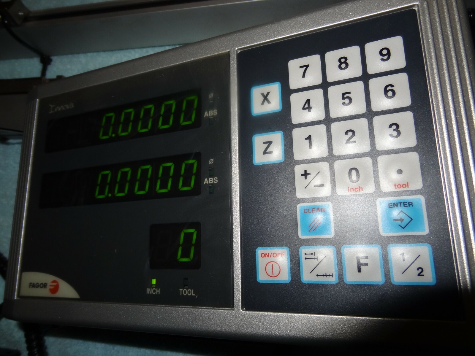 FAGOR 20i-T DRO w/2 SCALES .0002" | eBay