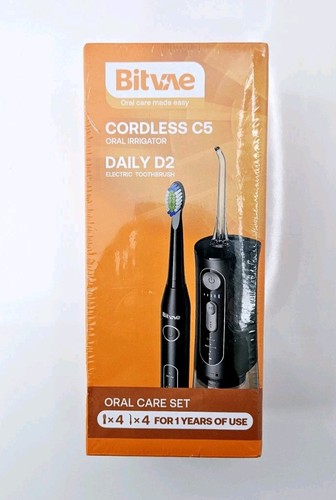 Bitvae C5 Oral Irrigator & Daily D2 Electric Toothbrush Oral Care Set ...