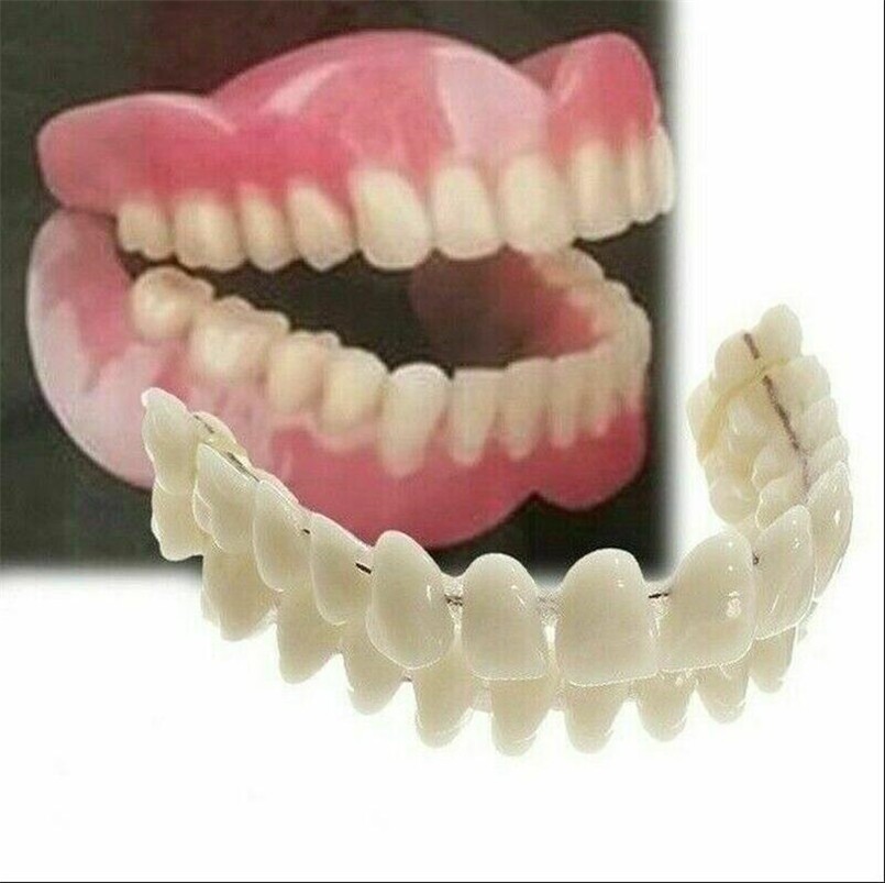 DIY Denture Kit Homemade Full Set False Teeth Dental Custom Dentures ...