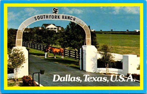 SOUTHFORK RANCH DALLAS TEXAS famous TV Series DALLAS postcard | eBay