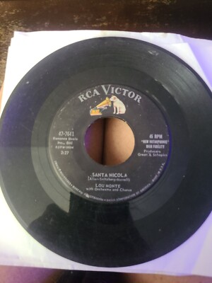Lou Monte 45 vinyl (Santa Nicola/All Because It's Christmas) | eBay