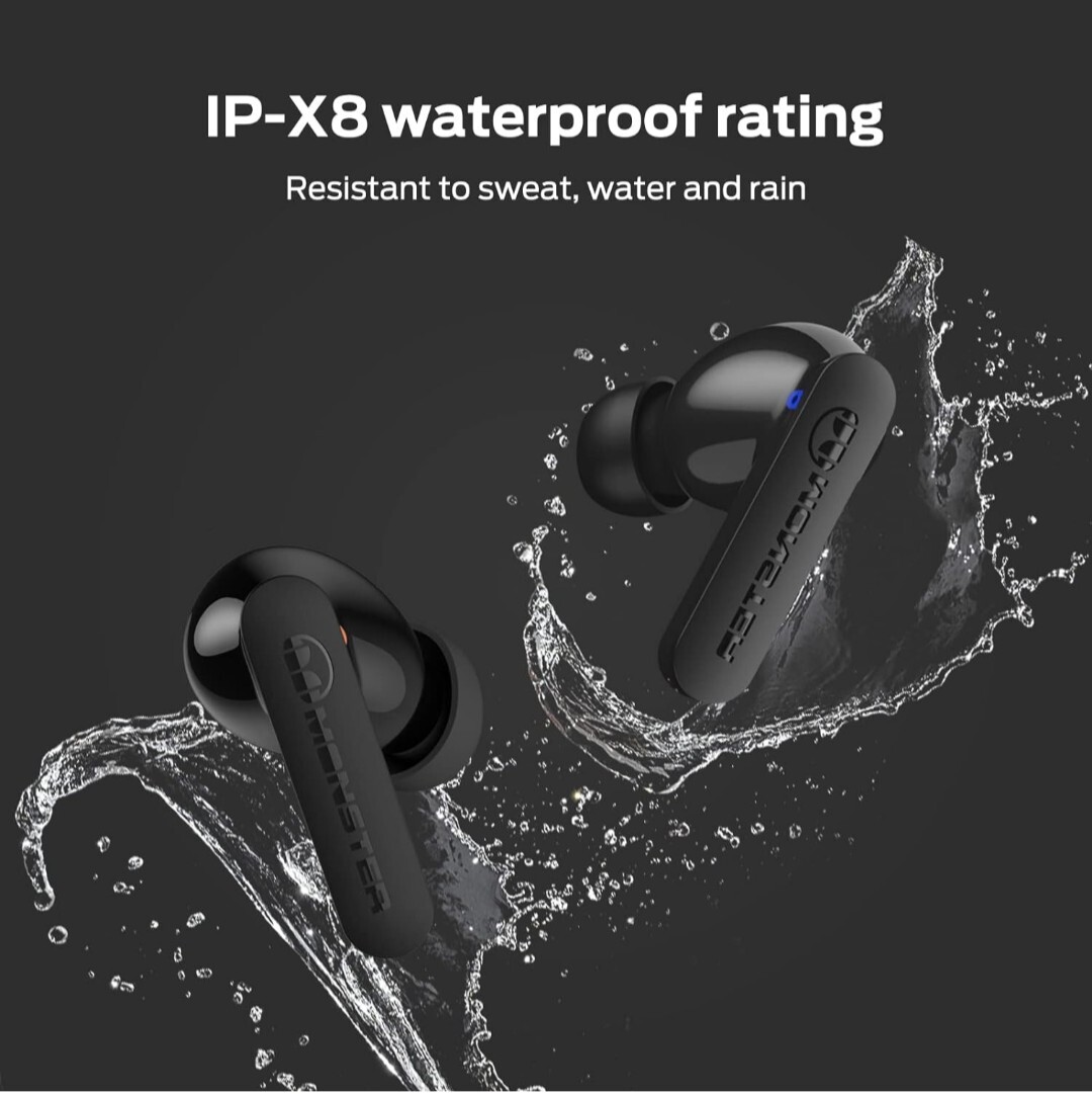 Monster N-Lite Clear Talk Wireless Earbuds Bluetooth 5.3 Headphones ...