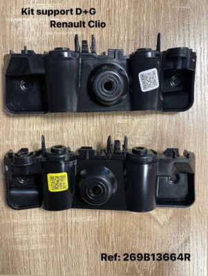 KIT SUPPORT D/G PARE CHOC AVANT RENAULT CLIO REF 269B13664R | eBay
