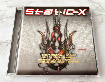 Static X Machine CD PROMO! ORIG. 2001 Warner 9 47948-2 Wayne Static ...