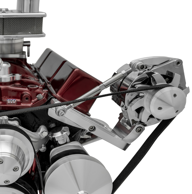 Small Block Chevy Ultra Outward Mount Alternator Bracket SBC 283 327 ...