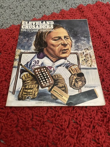 Cleveland Crusaders WHA Hockey Nov 1974-1975 Game Program | eBay