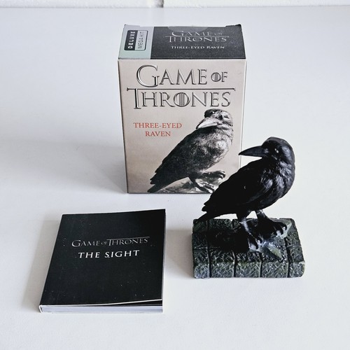 Three Eyed Raven Game Of Thrones Deluxe Mega Kit 3.5” Statue Bran Stark ...