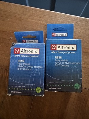 Altronix RBSN Relay Module 12 or 24 VDC W/ DPDT Contacts | eBay