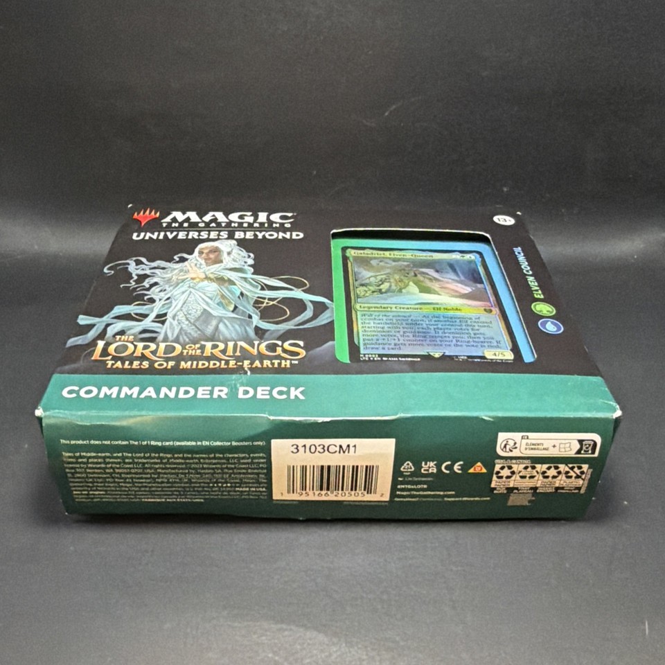 MTG LOTR Elven Council Commander Deck | Precon | Magic | Lord of The ...