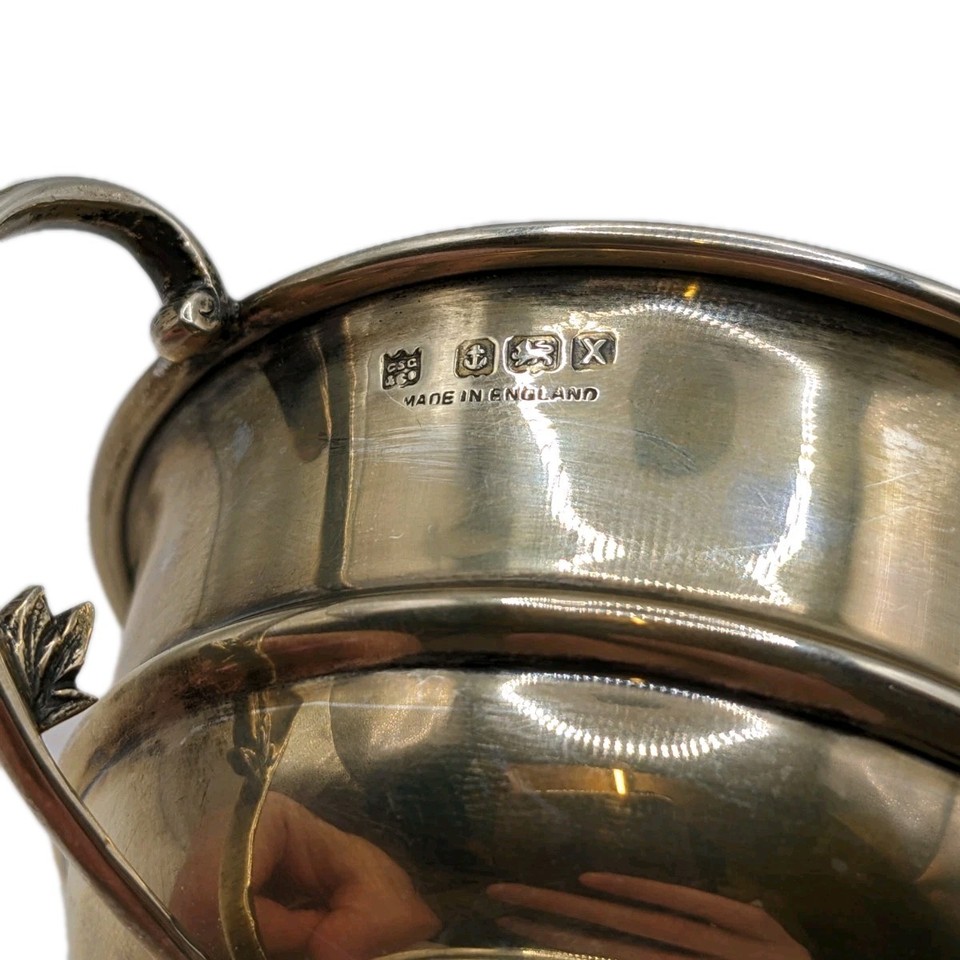 Vintage Sterling Silver Trophy Cup Military Royal Marines 1947 Hallmark ...