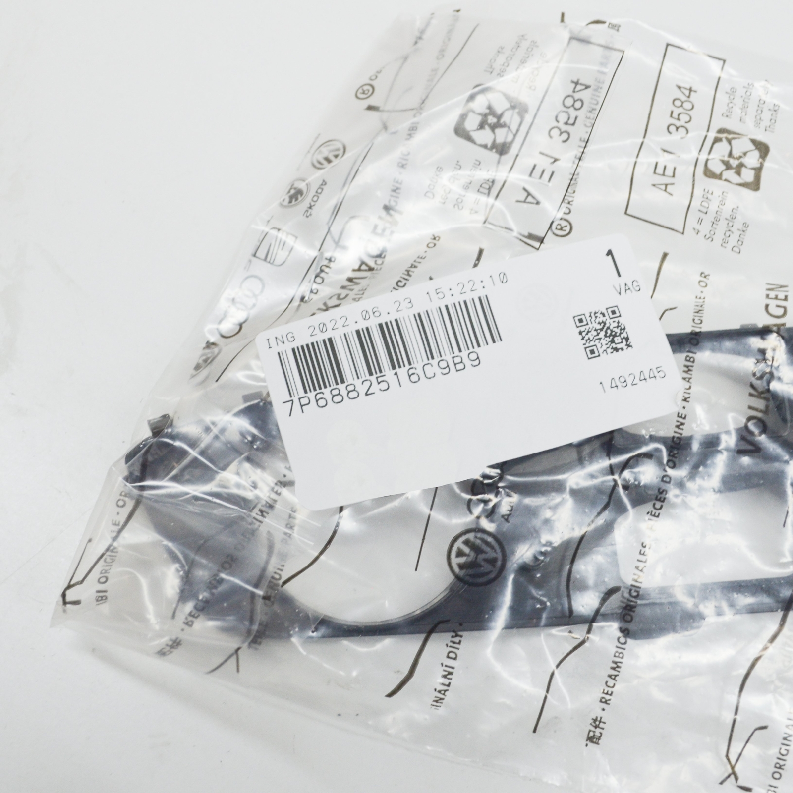 VW TOUAREG 7P Front Right Seat Switch Bezel 7P6882516C9B9 NEW GENUINE ...