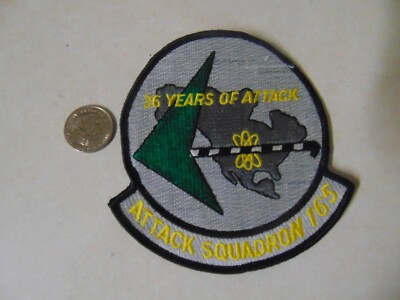 MILITARY PATCH ATTACK SQUADRON 165 36 YEARS OF ATTACK | eBay