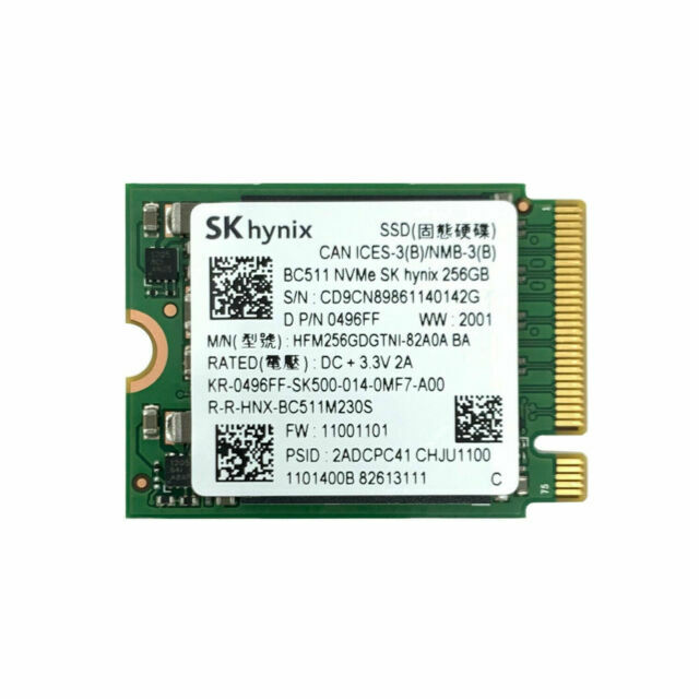 SK hynix 256GB SSD, NVME M.2 2230 Internal Hard Drive (HFM256GDGTNI ...