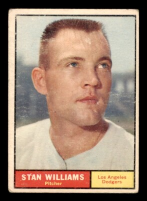 1961 Topps Baseball #190 Stan Williams PR | eBay